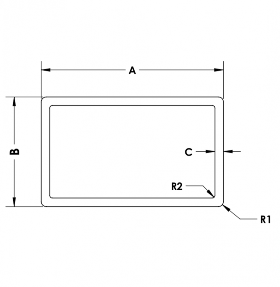 Rectangle Tubes - Round Corners - Wolverine Industries